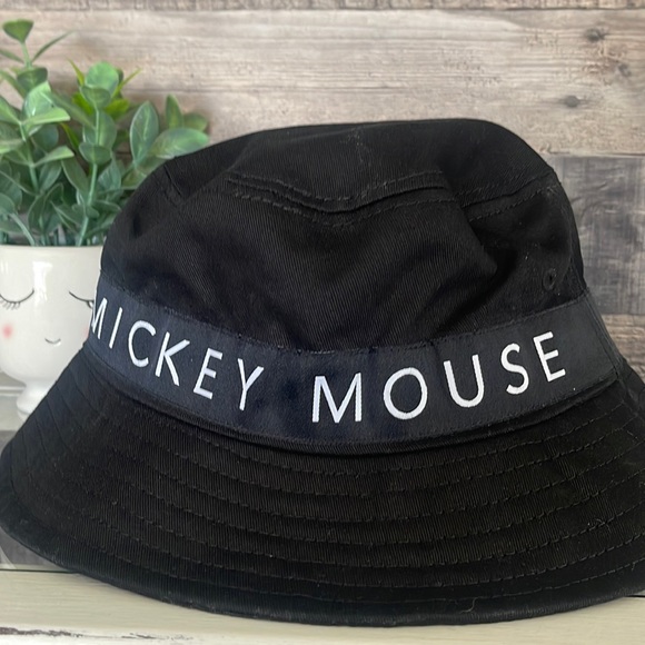 Disney | Accessories | New Unisex Neff Disney Mickey Mouse Black Bucket ...